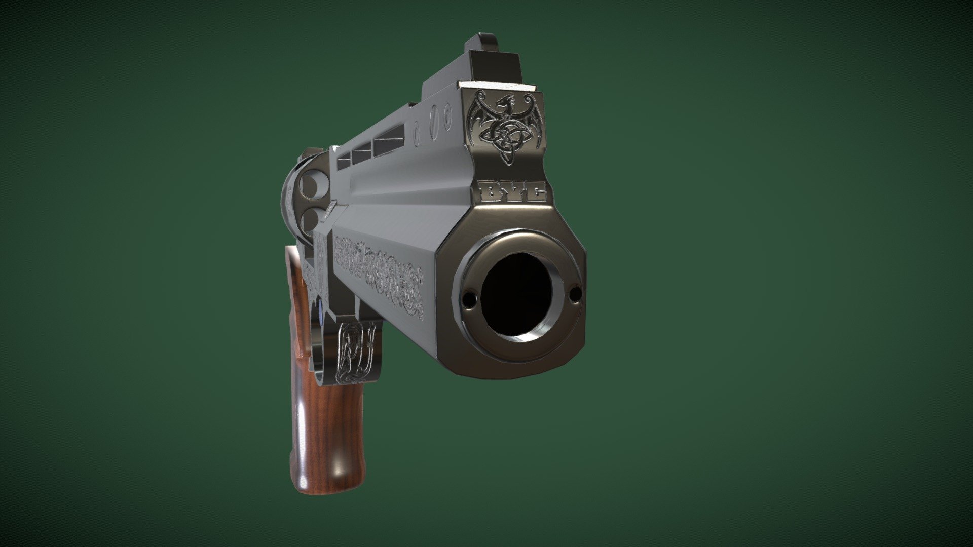 Mateba Revolver - 3D model by JerelCarey [05c4306] - Sketchfab