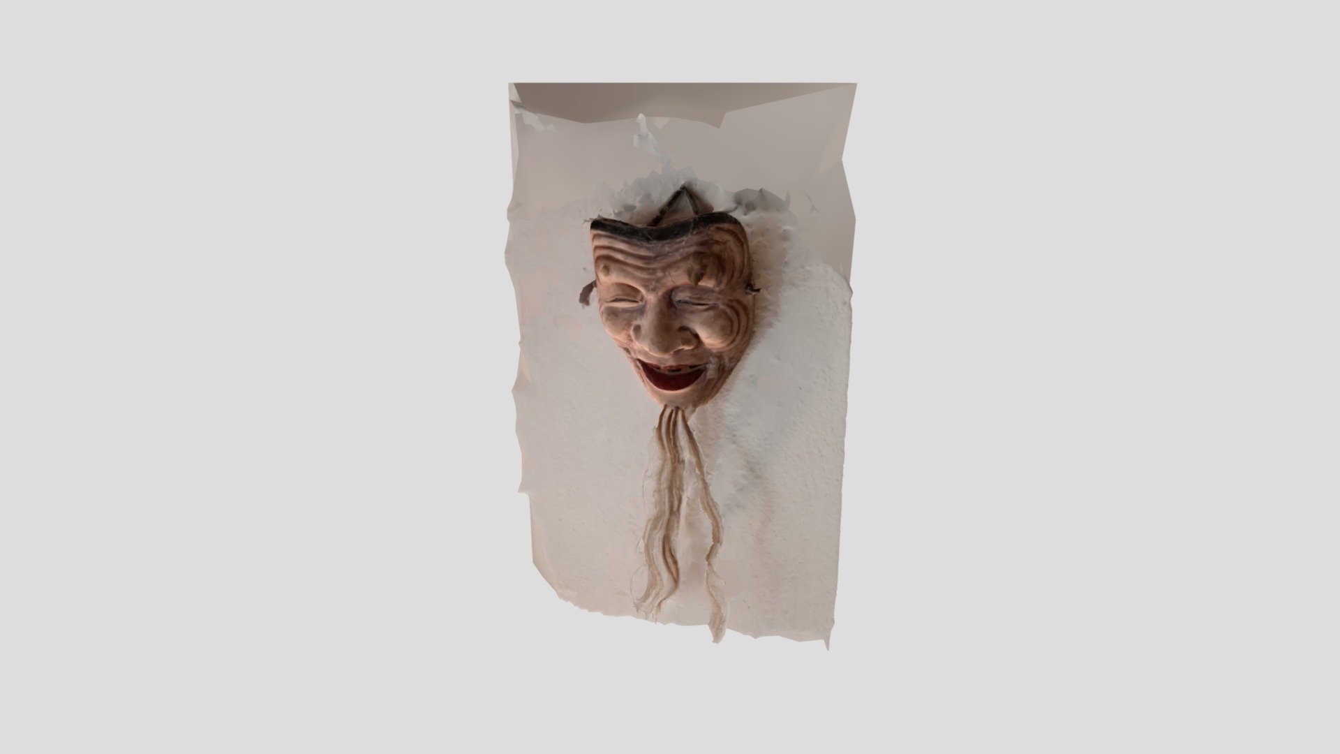 Japanese mask - Download Free 3D model by Cyril Gregoire ...