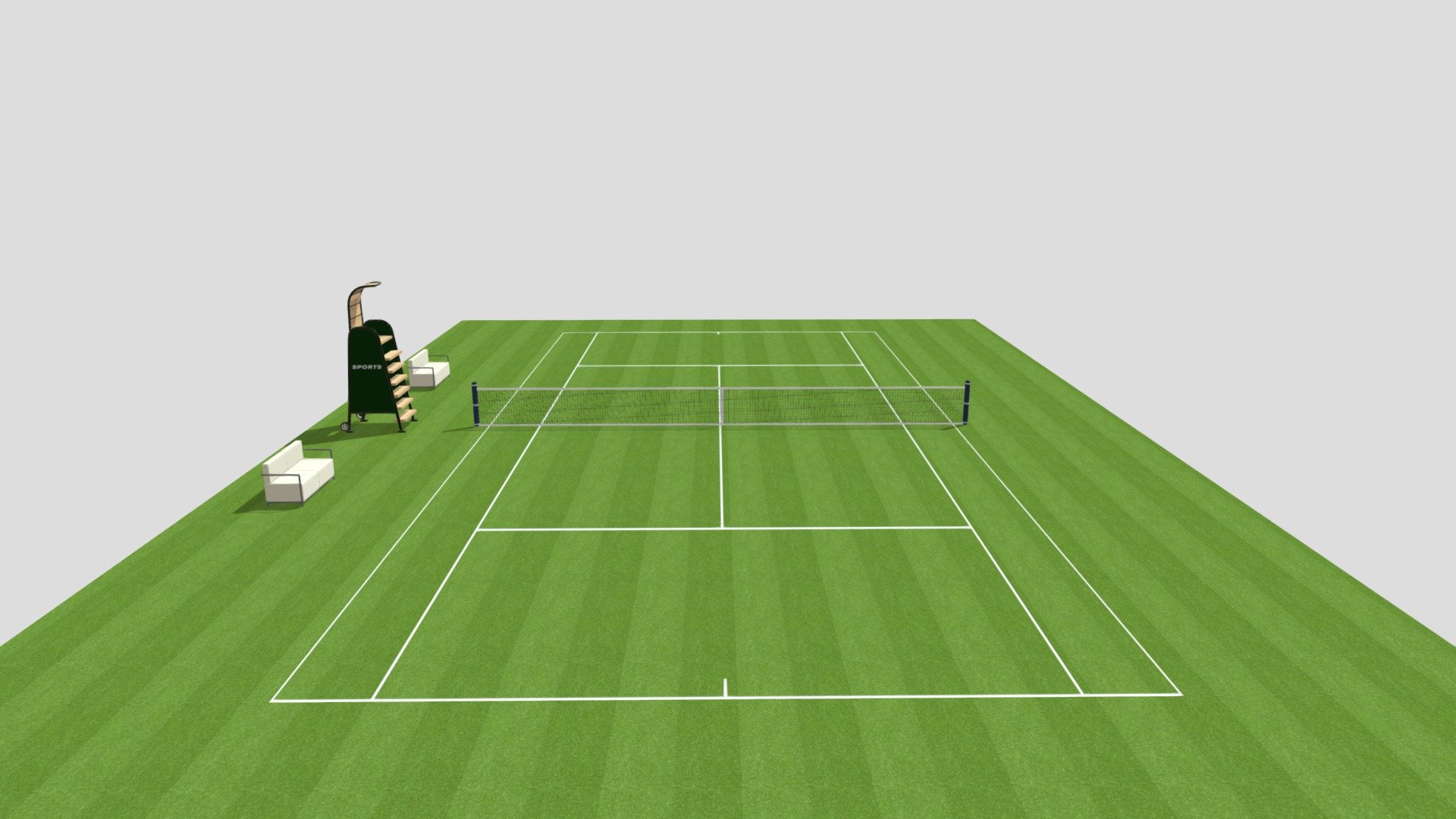 Tennis Court - Buy Royalty Free 3D model by trish.j2109 [05c7f87 ...