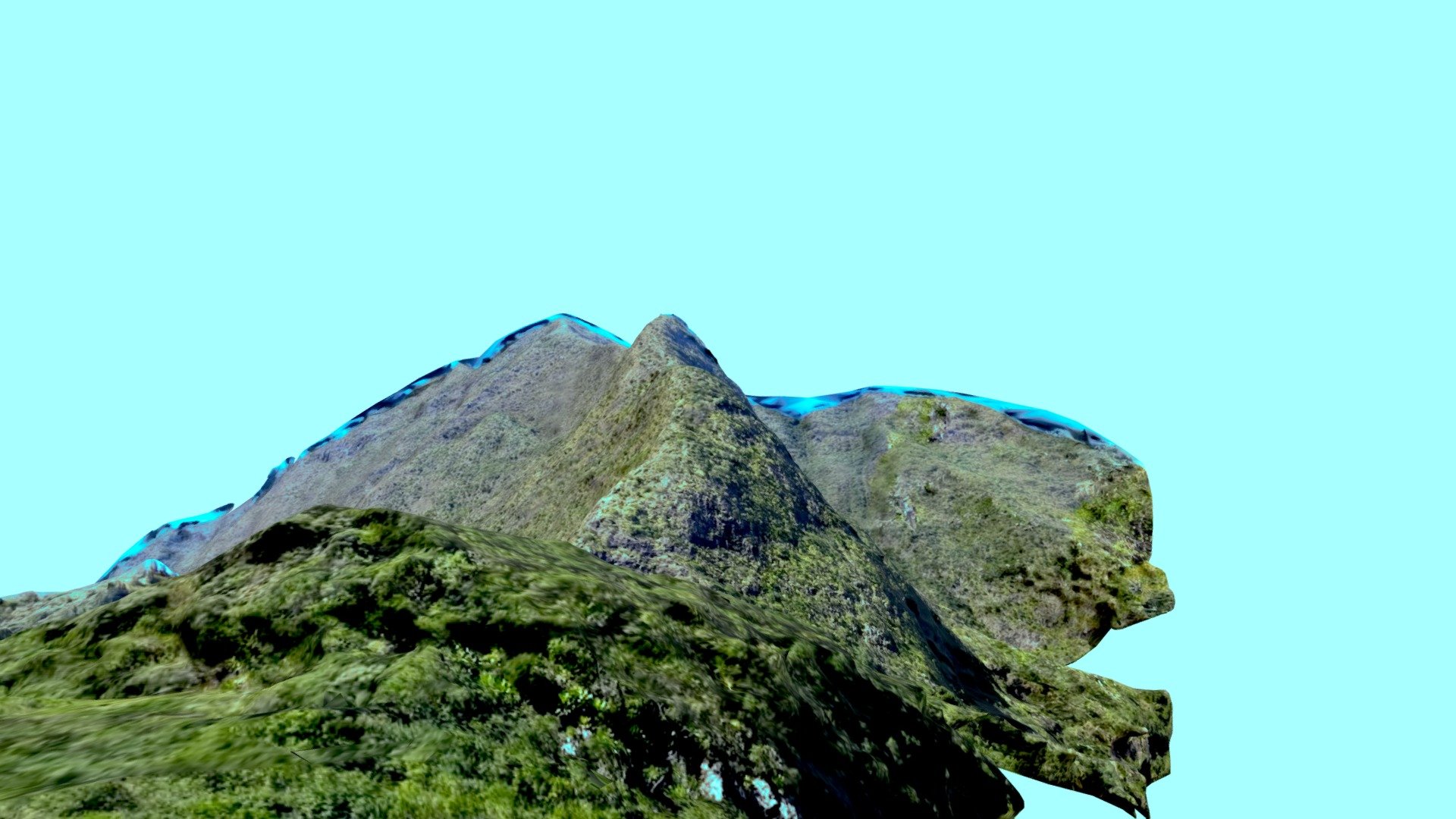 Island Mountain (photogrammetry) - 3D model by photogrammetryblender3D ...