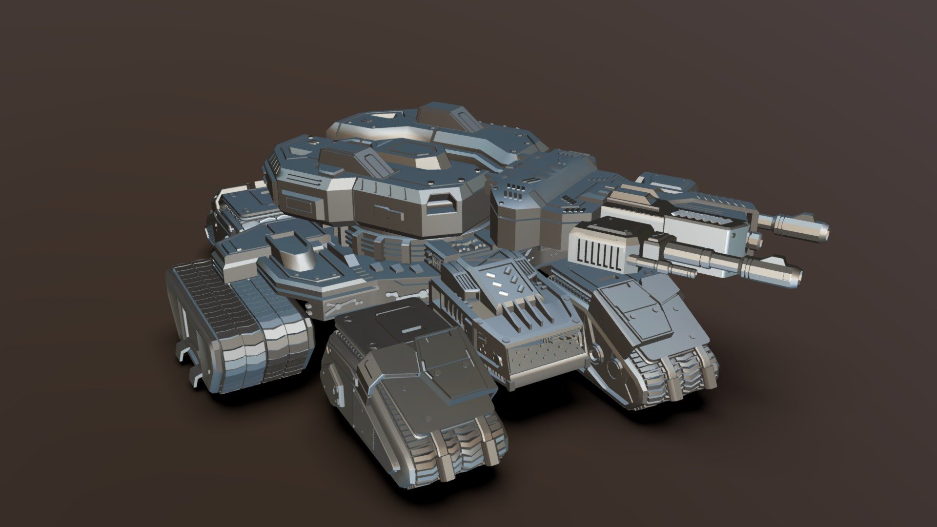 siege tank_assault mode - 3D model by insane8 [05cbf09] - Sketchfab