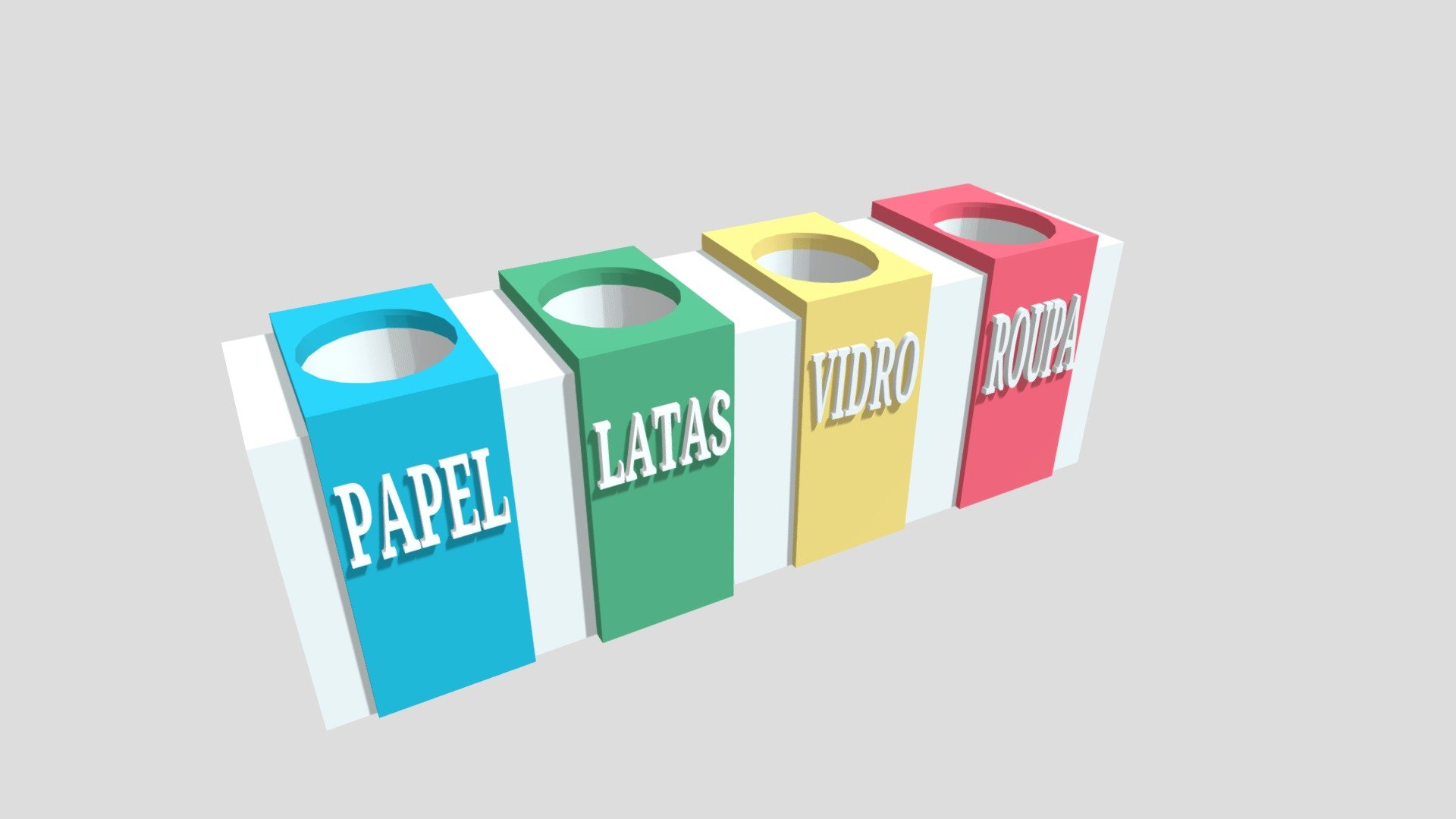 T15 - Ecopontos para uma cidade sustentável. - Download Free 3D model ...