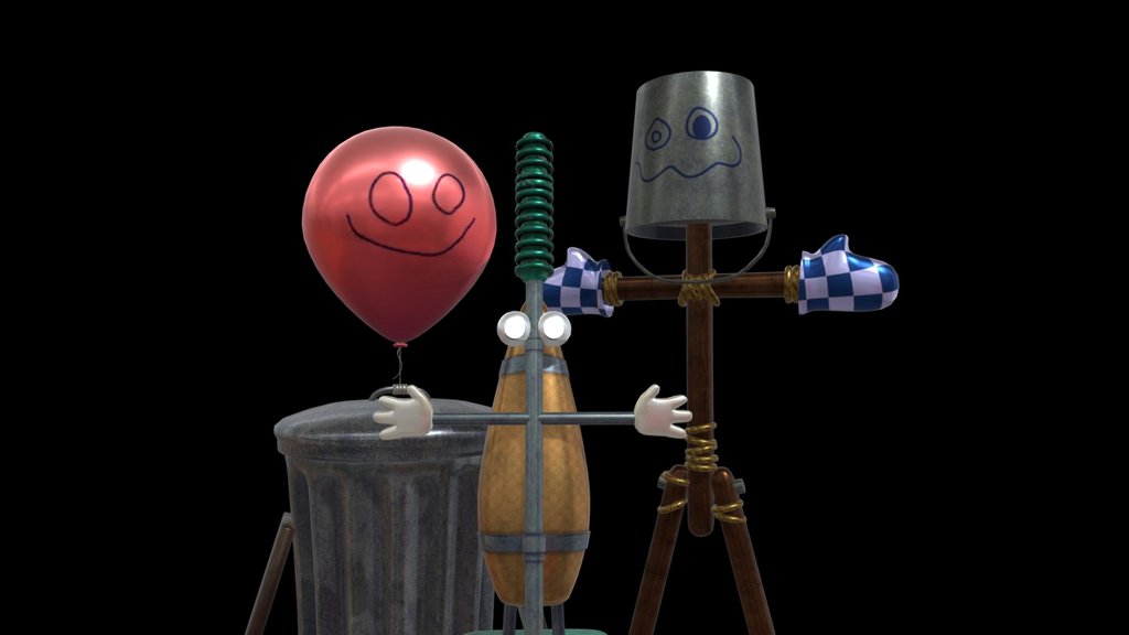 FNaF - A 3D model collection by DengSaiDengQua - Sketchfab