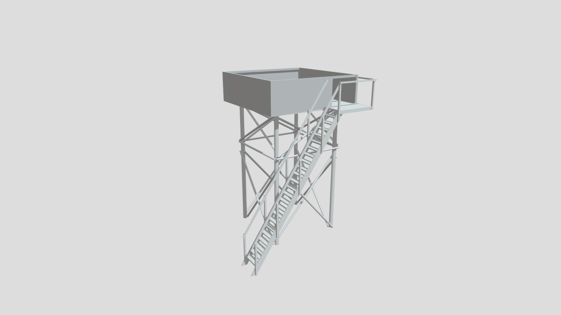 Bergen Belsen Camp Watchtower (Type 3) - 3D model by Memorise_EU ...