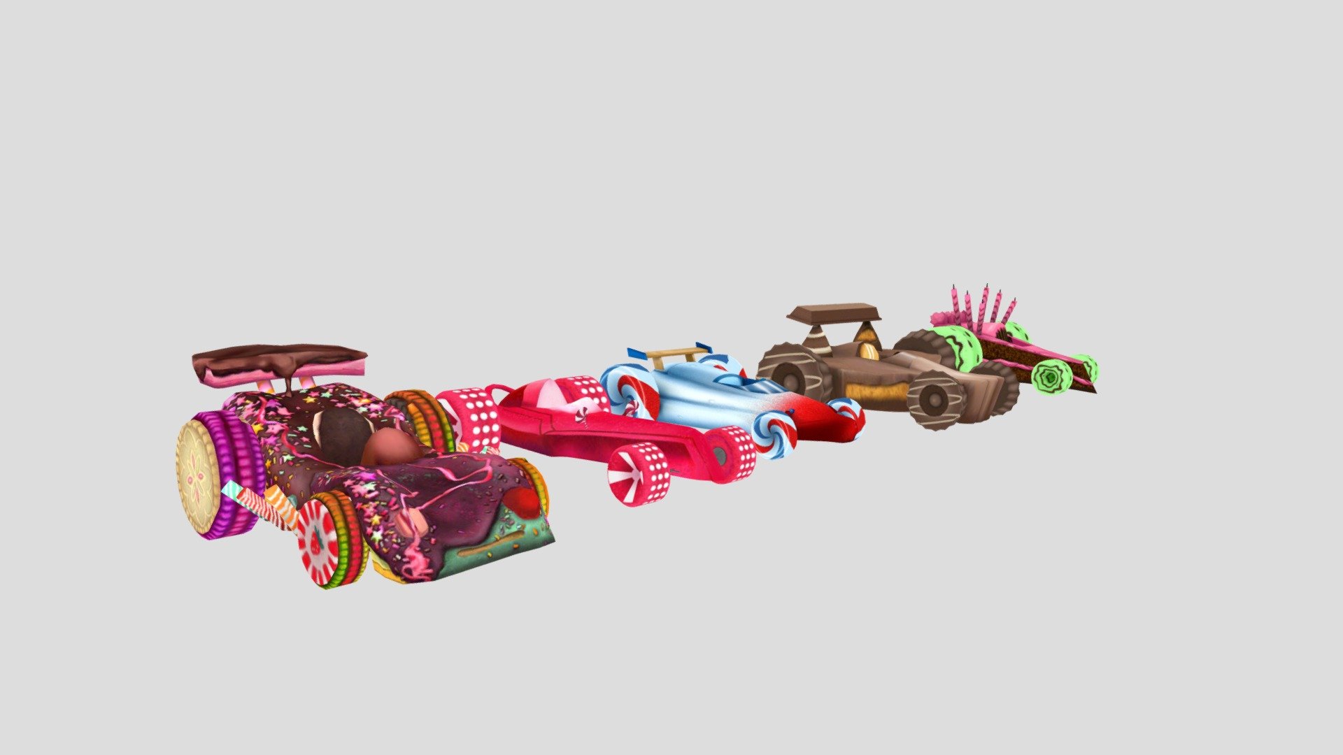 Sugar rush karts | Storybook - Download Free 3D model by Razy (@Razy ...