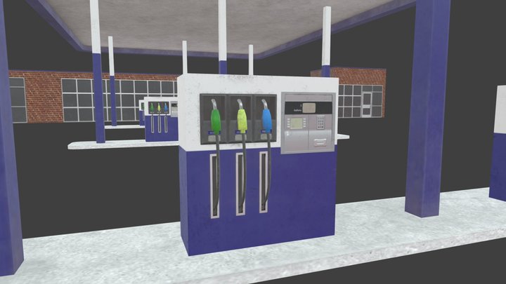 Filling-station 3D models - Sketchfab