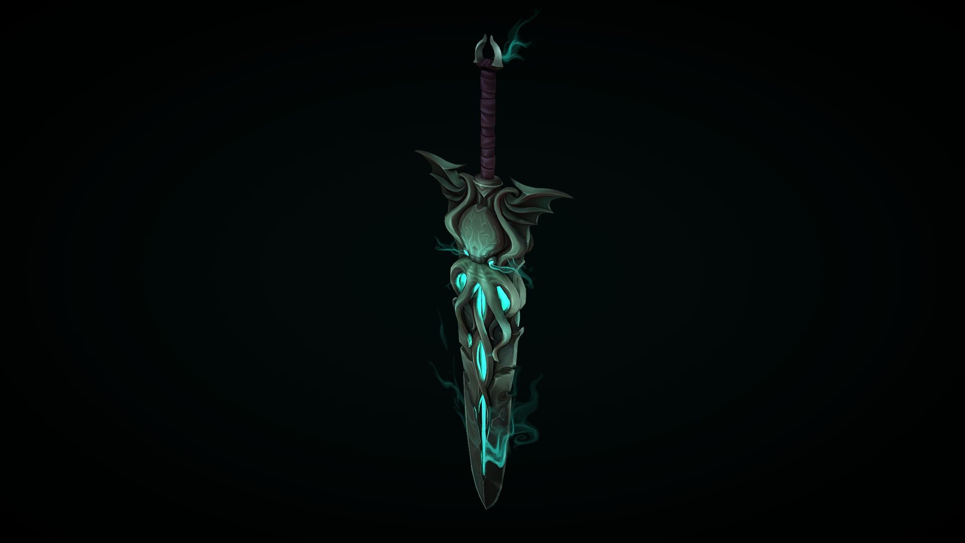 Sword of Cthulhu - 3D model by Claudia Luehl (@clodbc) [05d02e1 ...