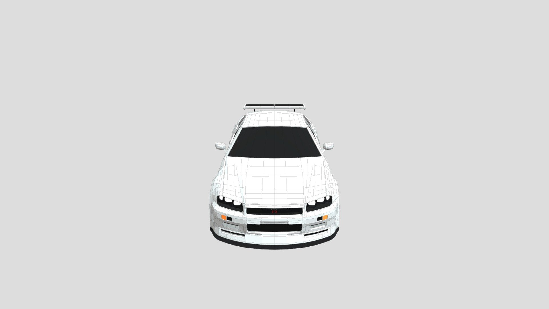 Skyline GTR R34 LowPoly 3D Model - 3D model by ShadowyBoii [05d1d74 ...