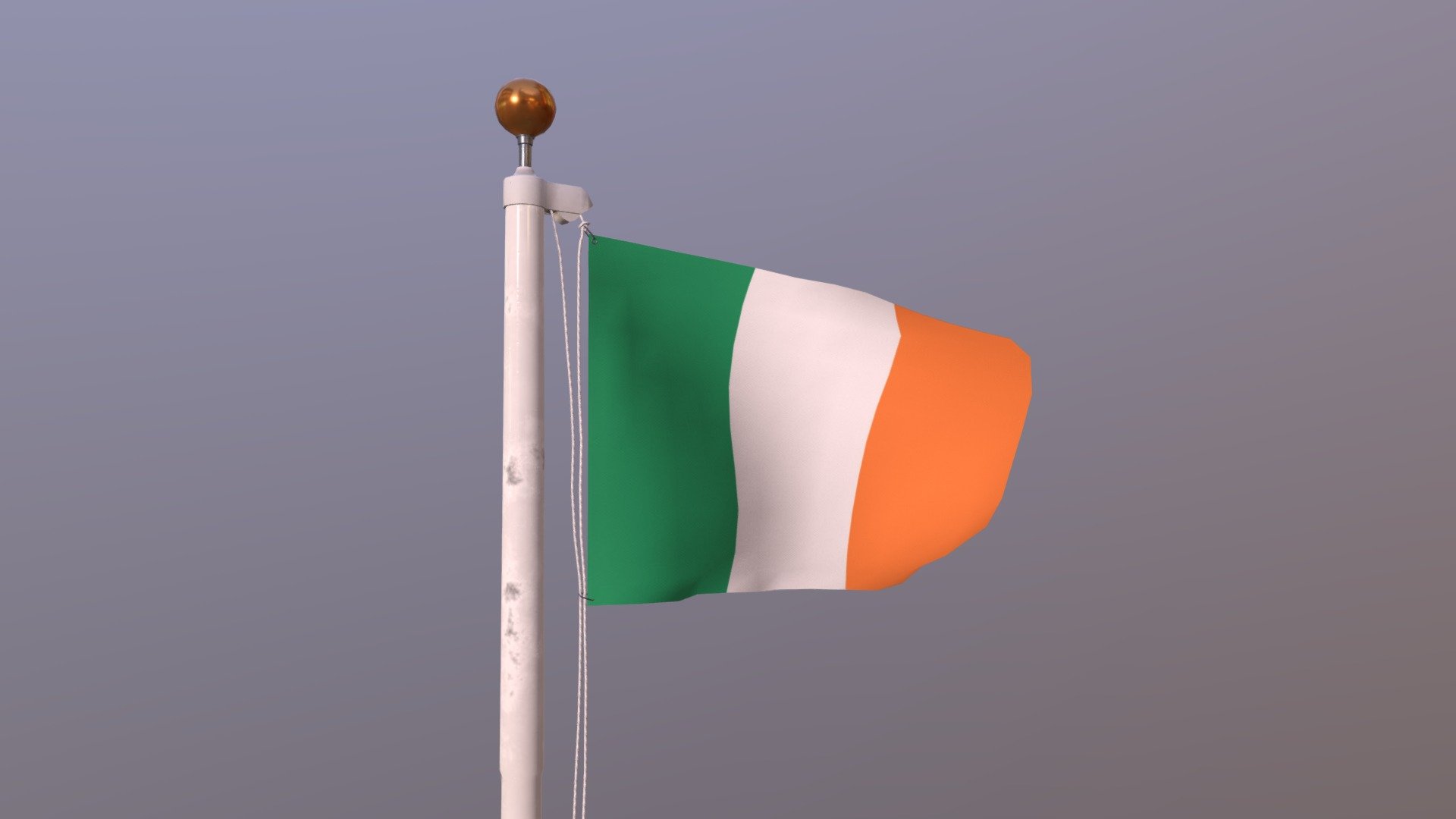 Flag of Ireland (animated) - 3D model by mihais (@m1hais) [05d2416 ...