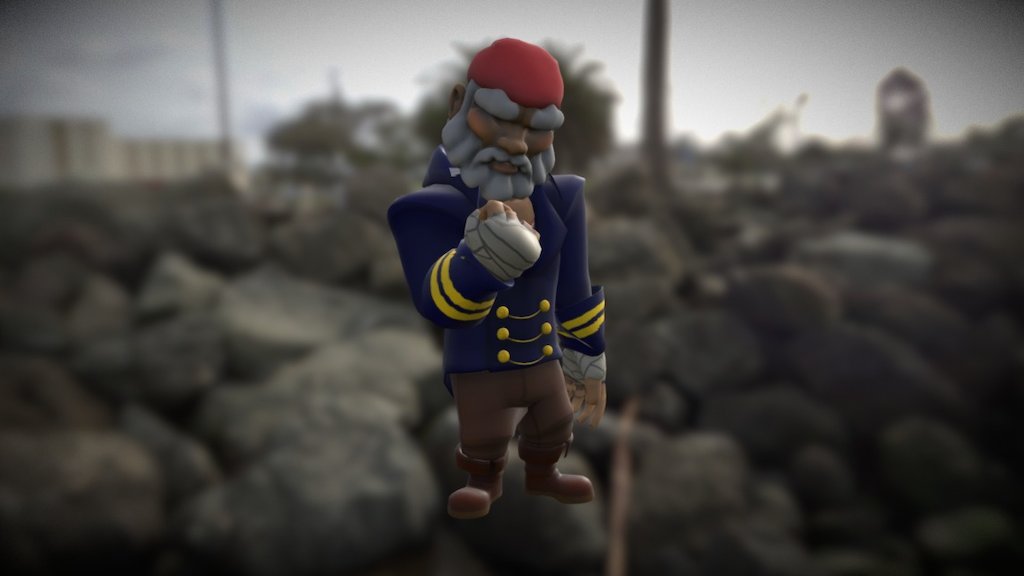 Captain - 3D Character - 3D model by Leo Torres (@leotorres) [05d2a93 ...