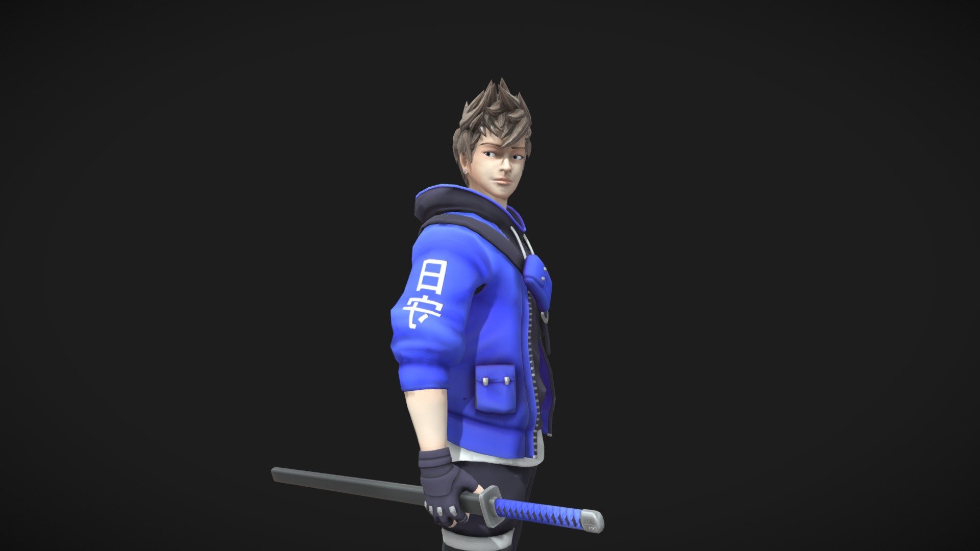 Stylized Modern Samurai - 3D model by yomi_surya [05d2b37] - Sketchfab