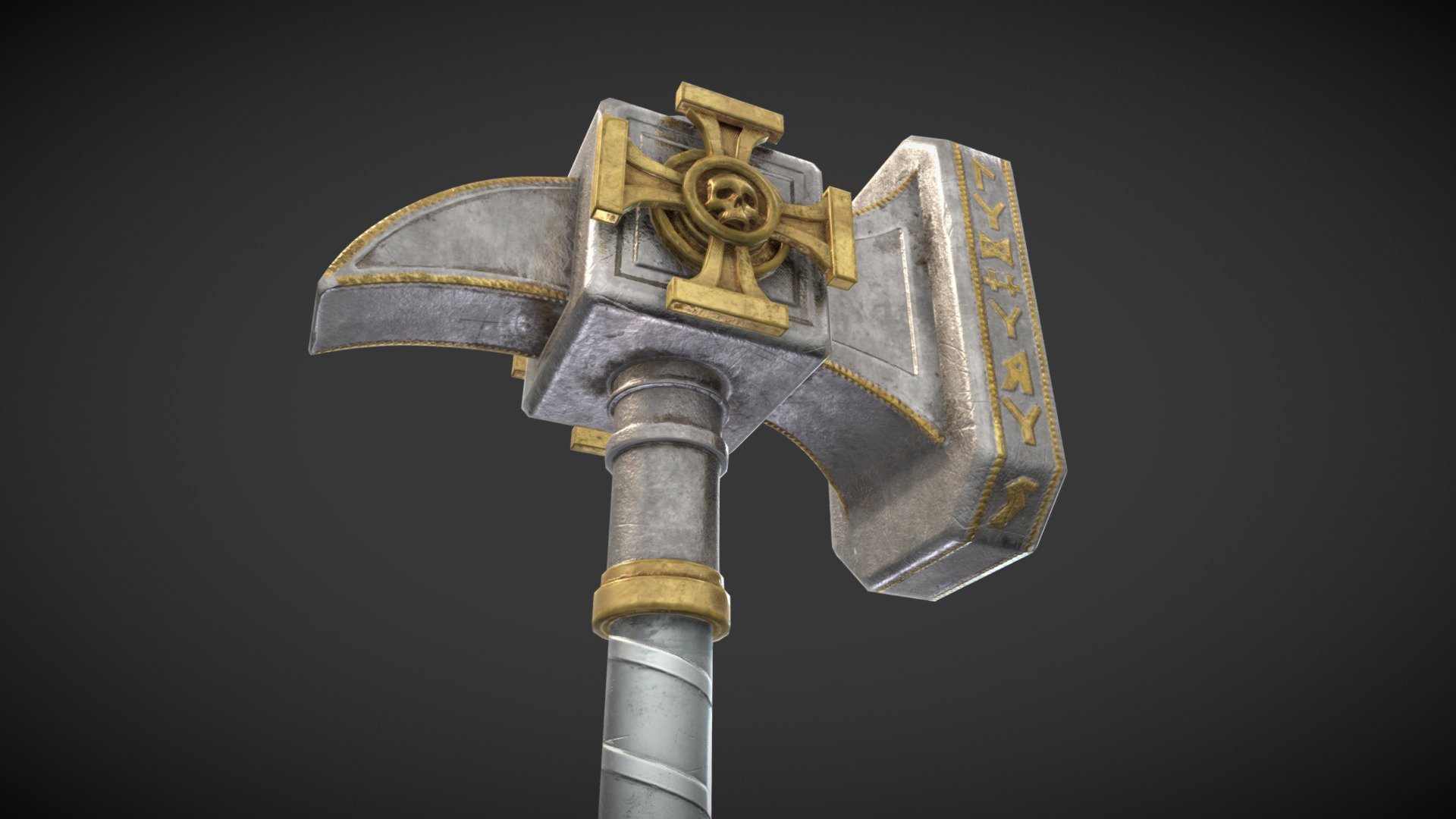Warhammer's Ghal Maraz - Buy Royalty Free 3D model by aleksandarpaskas ...
