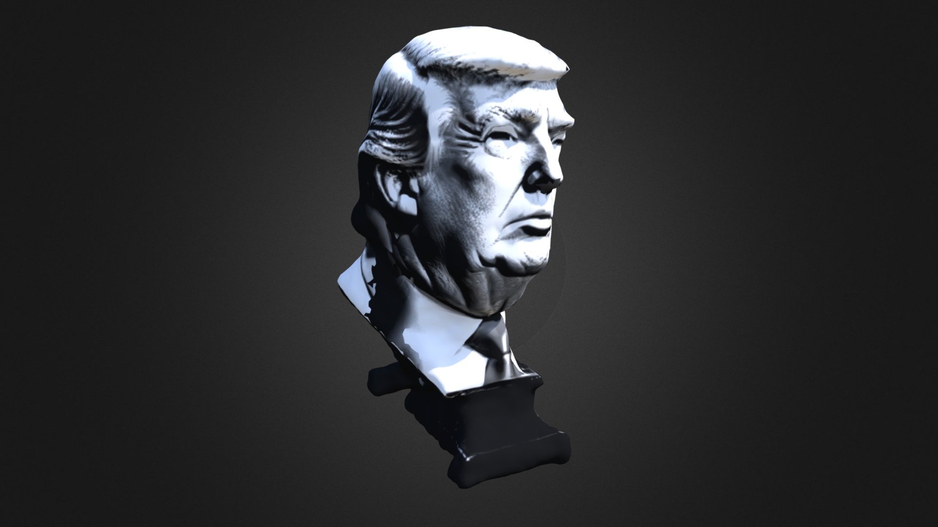 donald trump bust - Download Free 3D model by vicente betoret ferrero ...