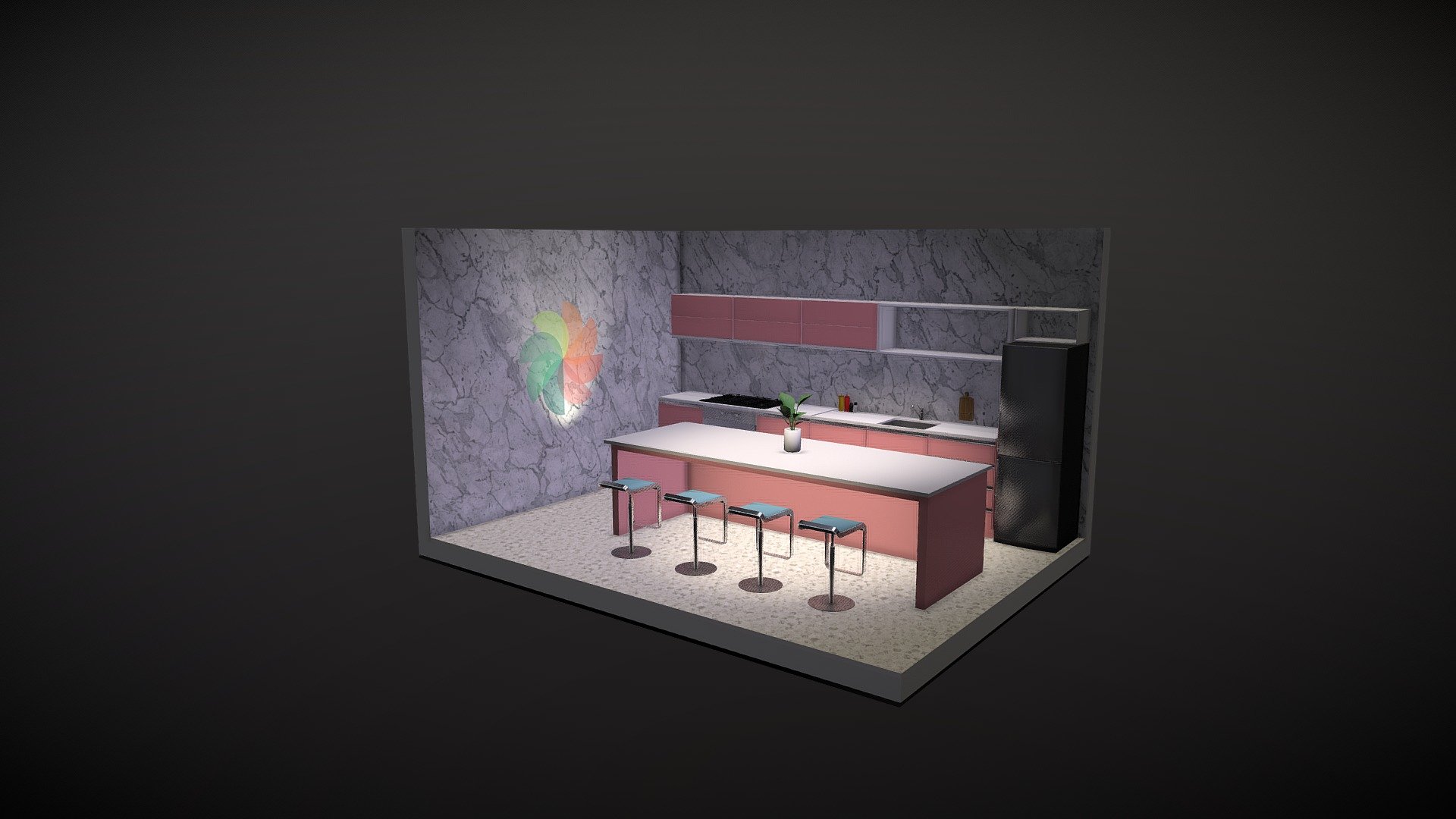 Kitchen - 3D model by canvaslandnft [05d5d4d] - Sketchfab
