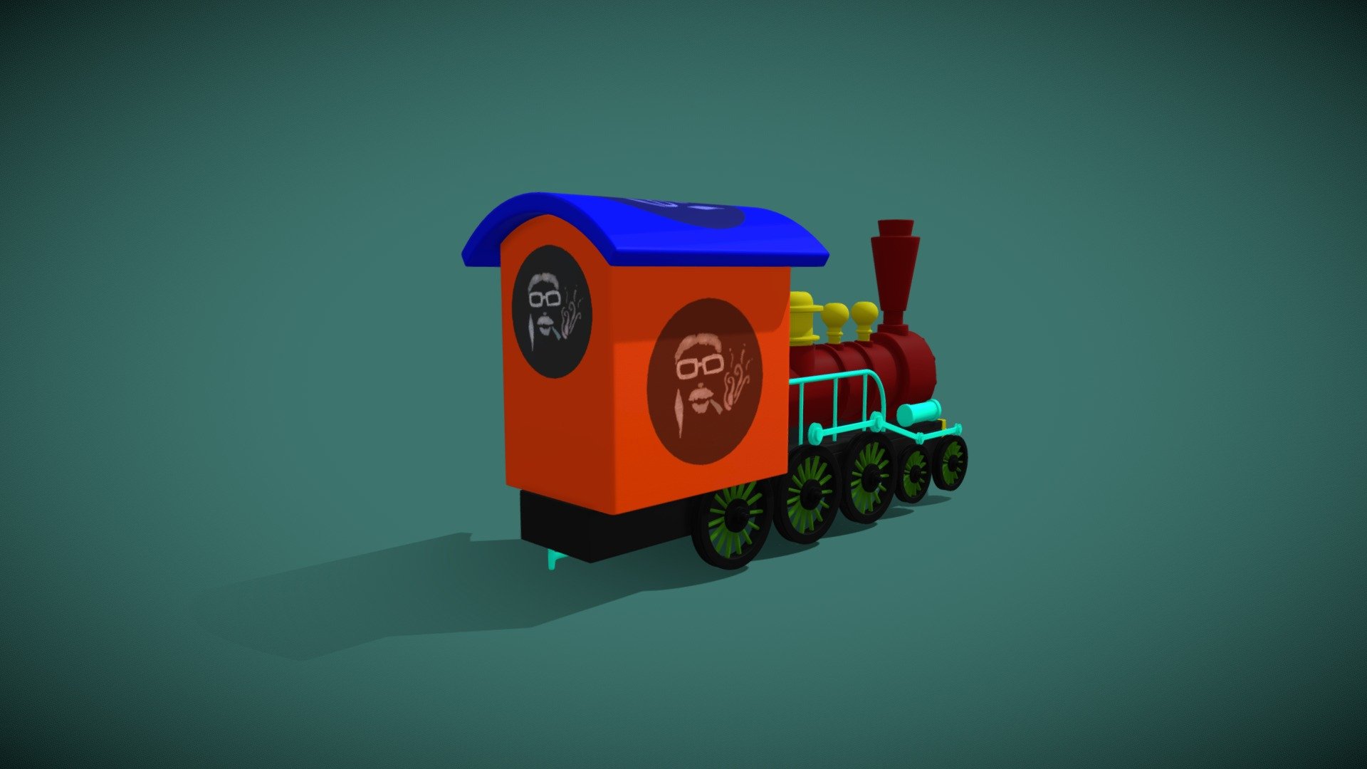Lasqueti Spice Locomotive Train - 3D model by LasquetiSpice [05d6438 ...