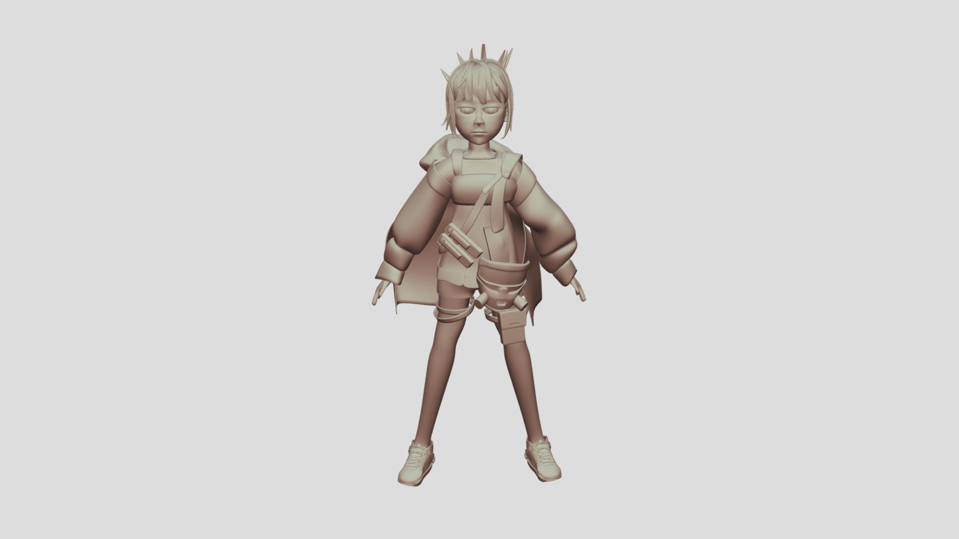character obj modelling - 3D model by Wan.Luqman [05d6dda] - Sketchfab