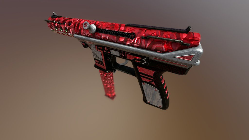 Tec-9 Ruby - 3D model by abkayckay [05d90d7] - Sketchfab