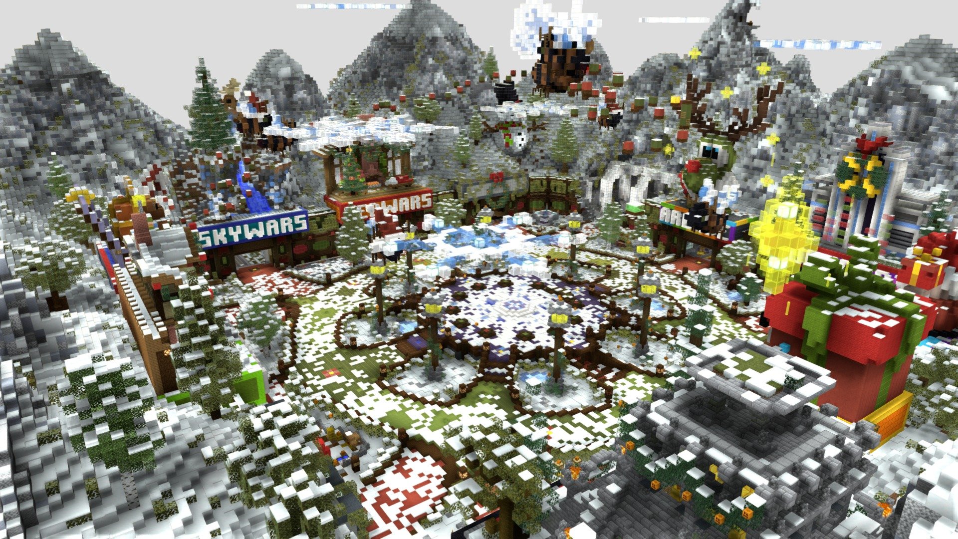HiveMC Lobby - Download Free 3D model by mineguy112 [05dc4c8] - Sketchfab