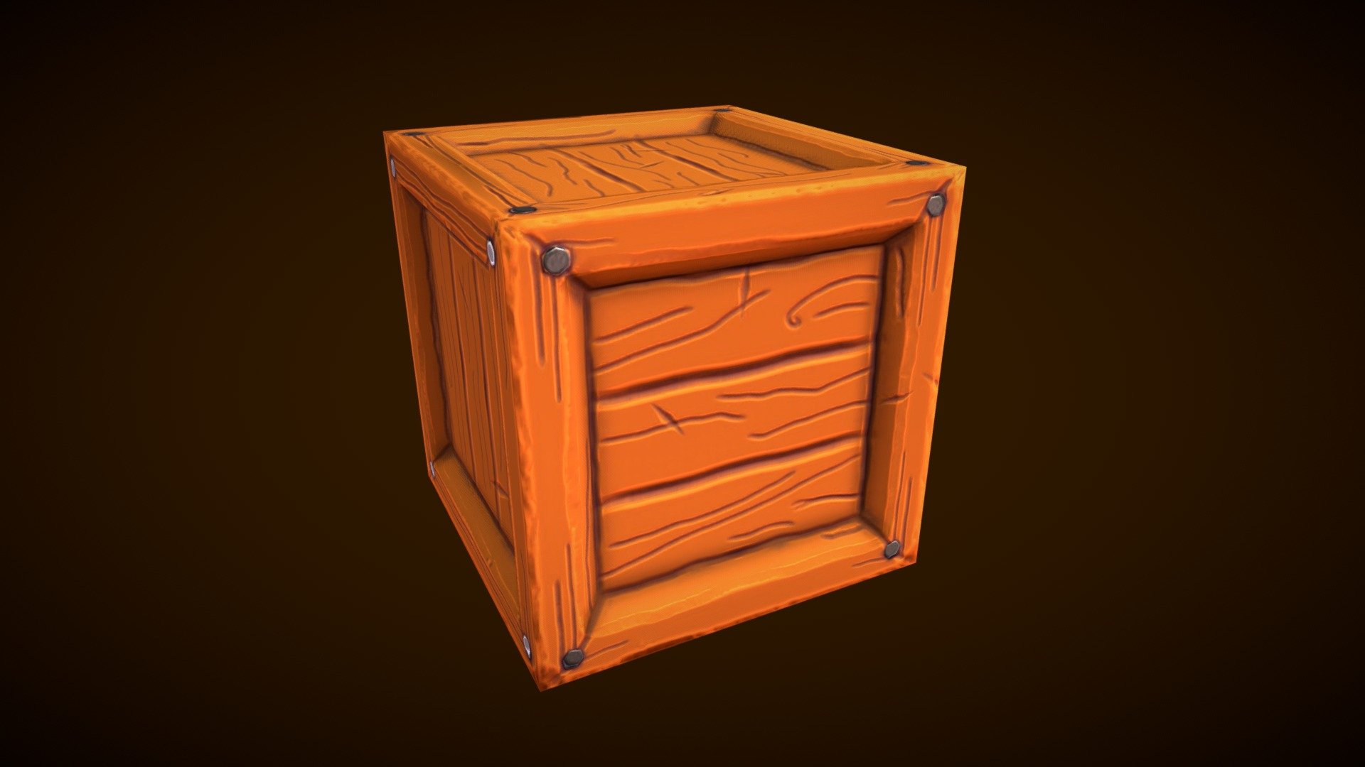 Stylized Crate - 3D model by Alexey Klikushyn (@AlexeyKn) [05ddebf ...