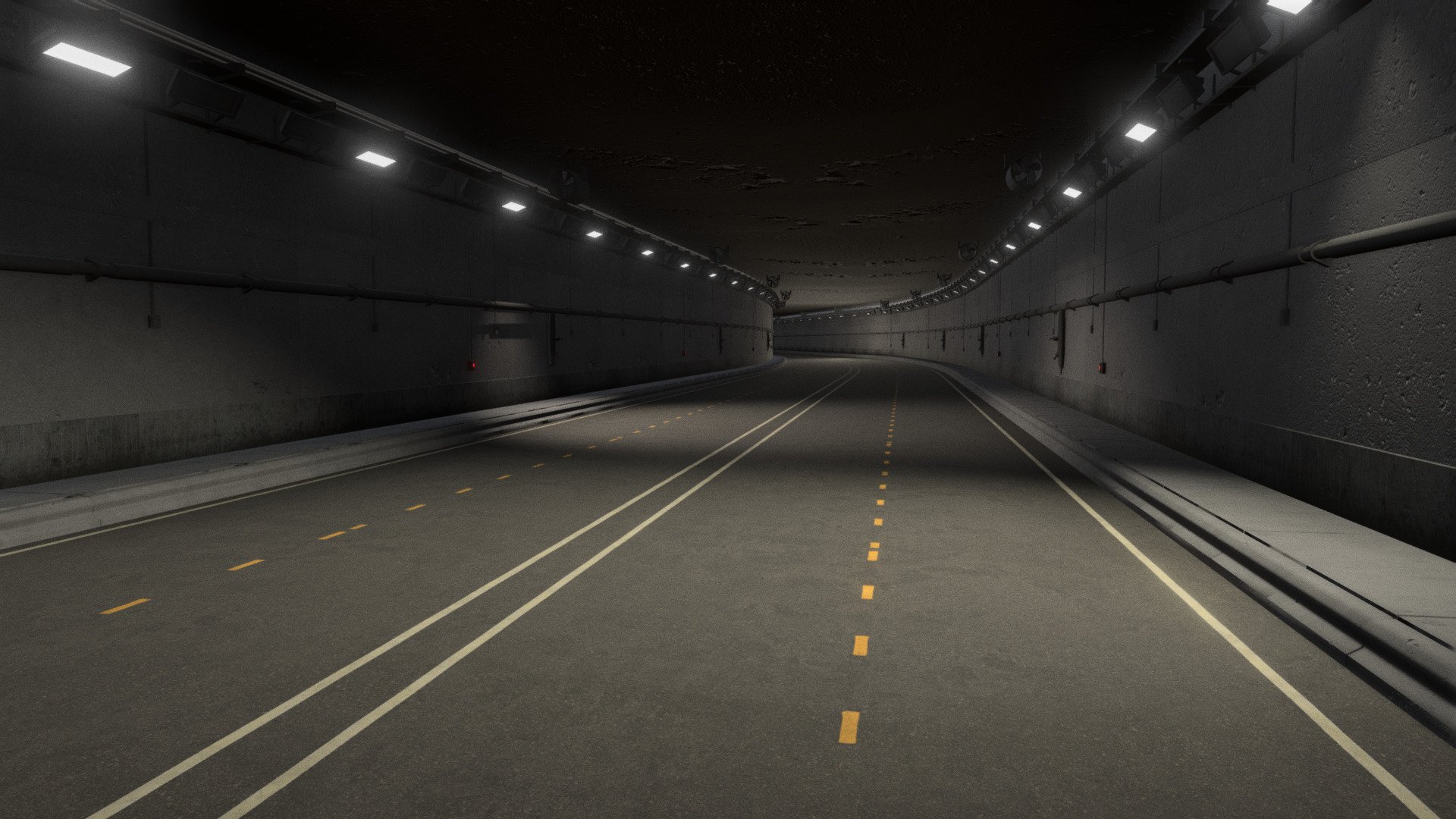 tunnel - 3D model by kunkun (@youoyouyou) [05dfe41] - Sketchfab