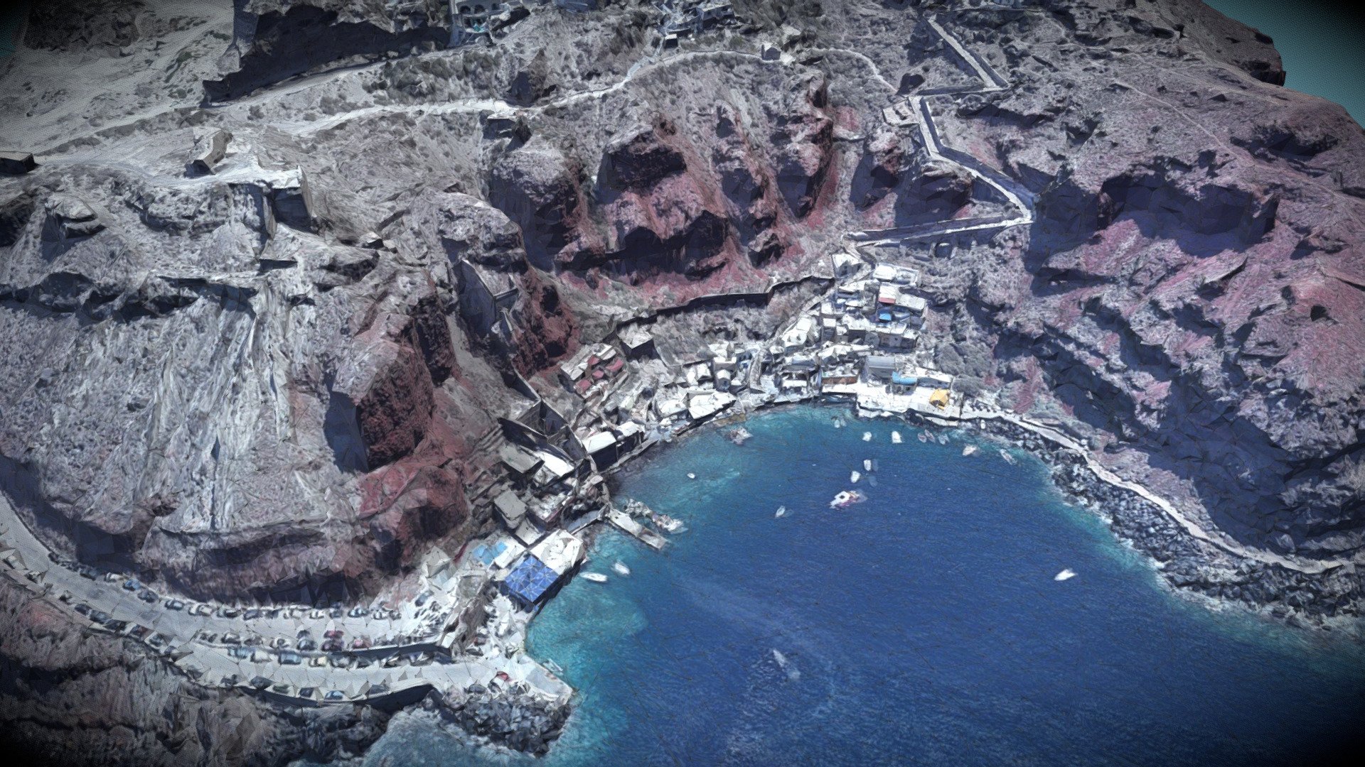 Oia, Santorini, Greece - Download Free 3D model by Brian Trepanier ...
