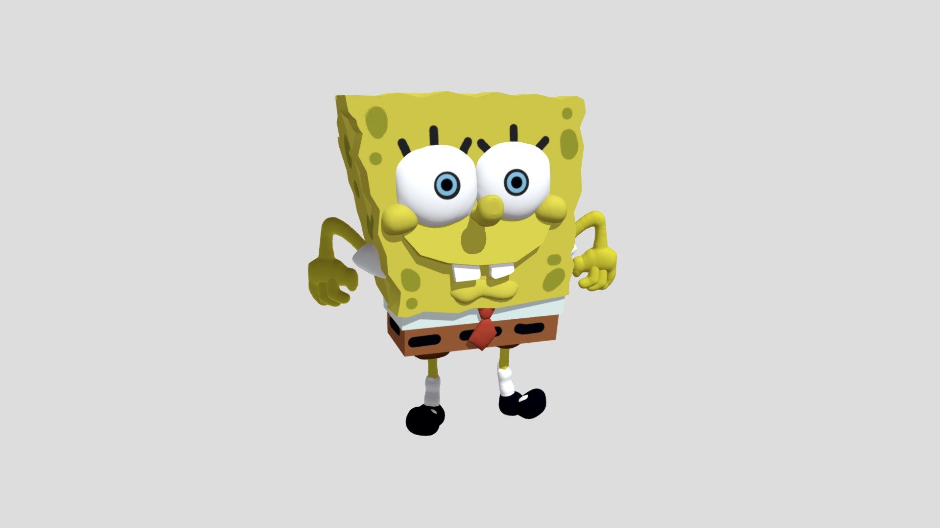 Happy Spongebob - Download Free 3D model by Romyblox1234! (@romyblox1234) [05e1233] - Sketchfab