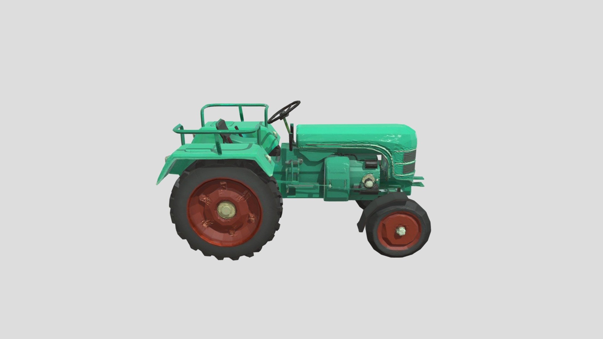 green+tractor+3d+model - Download Free 3D model by semey1509 [05e2b87] - Sketchfab