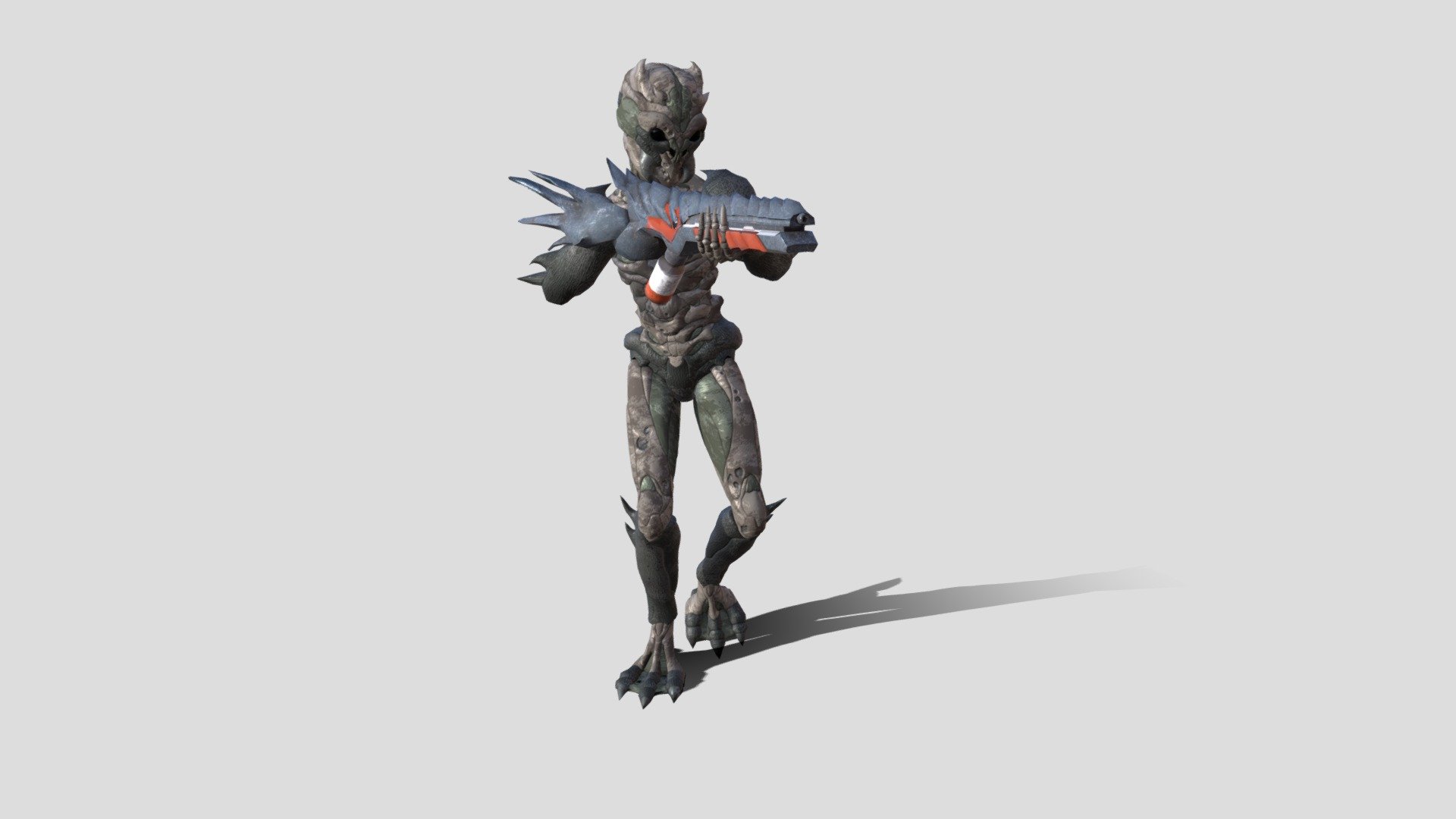 Mal_alien_sold_01_animation - 3D model by Los Bionicos Animation Studio (@losbionicos) [05e499c ...