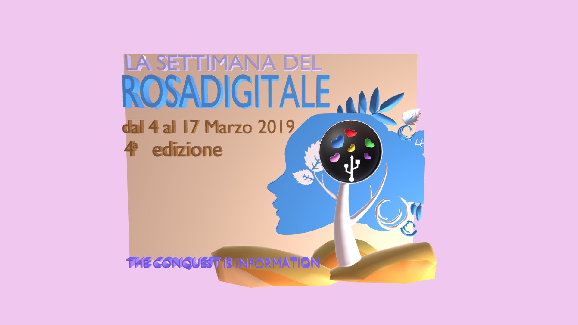 Locandina di SPESSORE RosaDigitale 2019 - 3D model by lorena.ragusa ...