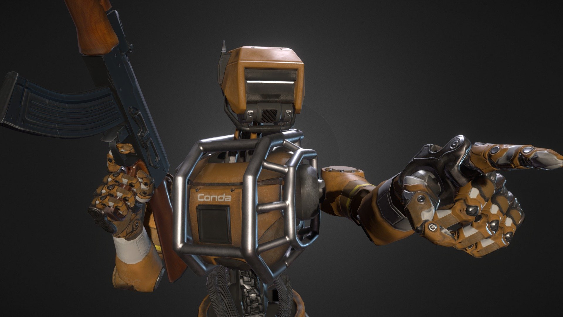Robot - 3D model by Simonson [05e62aa] - Sketchfab