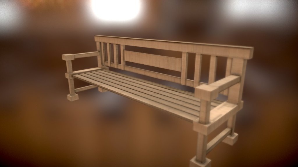 Bench - 3D model by smsheard [05e6a2a] - Sketchfab