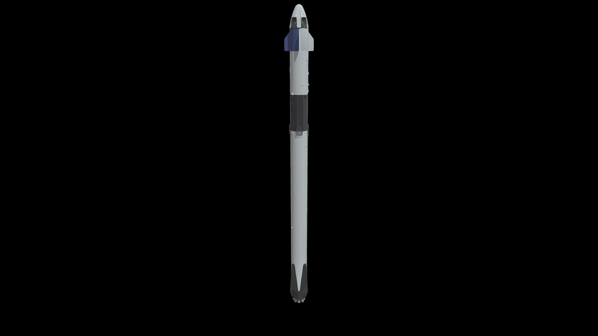 Falcon 9 SpaceX - 3D model by agreene (@davidre) [05e74a9] - Sketchfab