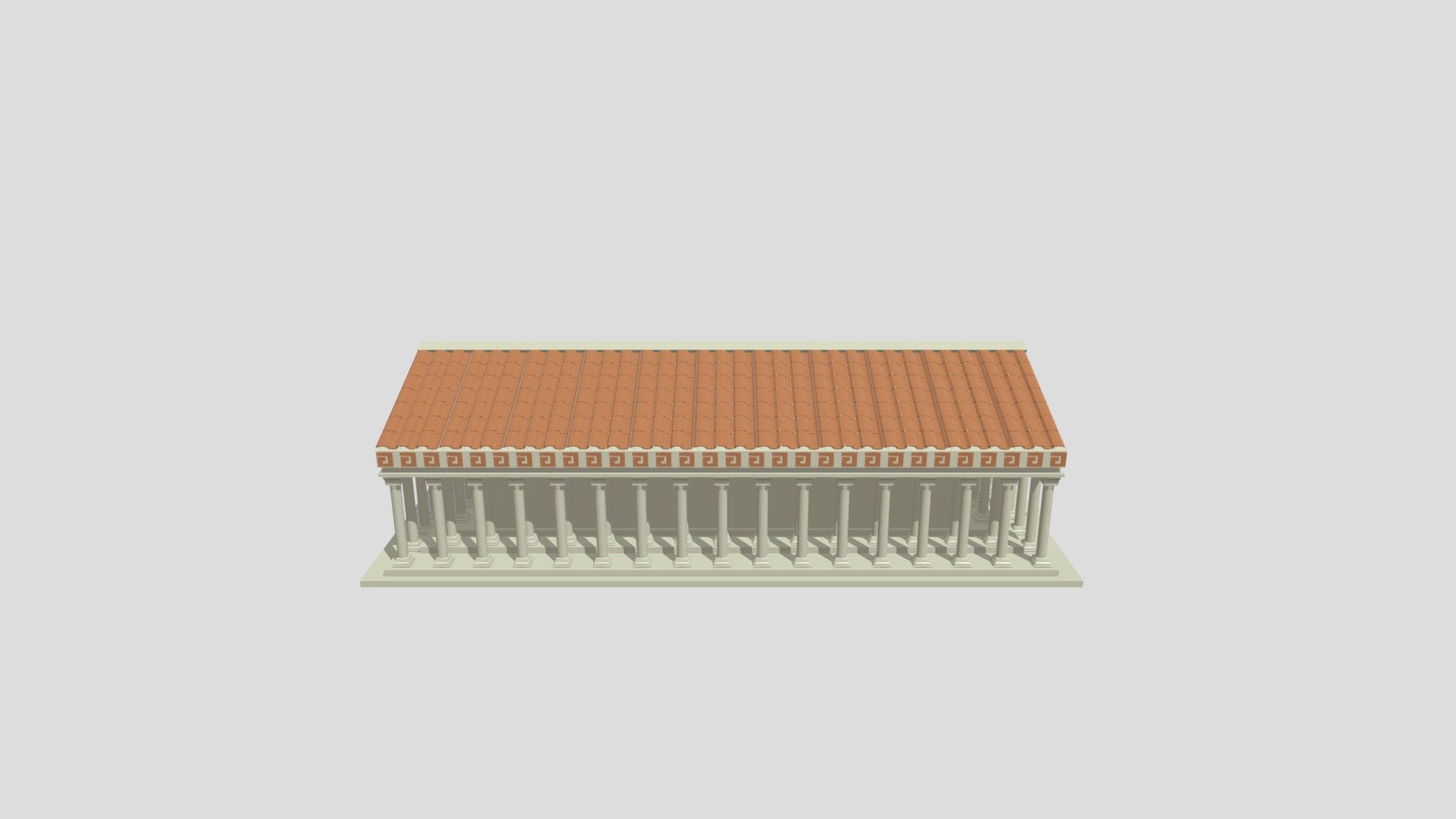 Greek Parthenon - Download Free 3D model by Izic [05e786f] - Sketchfab