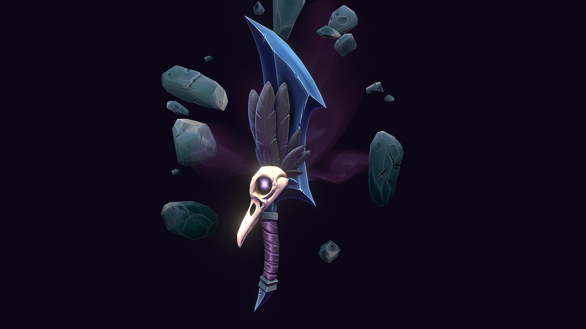 Raven Dagger - Asset Weapon - 3D model by amunozs (@adrian.sierra92 ...
