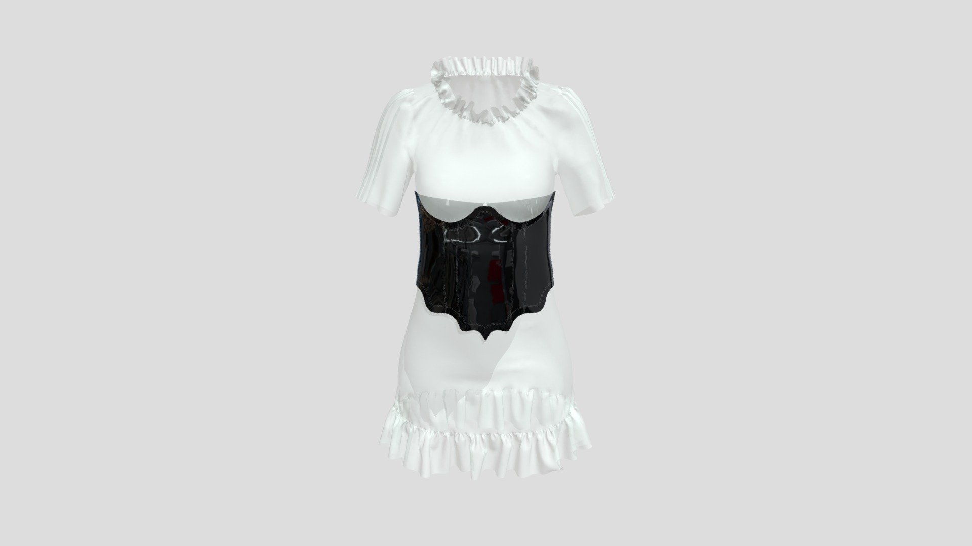 Skin dress & Demon Bustier - 3D model by XLLS (@xllsdis) [05e8f16 ...