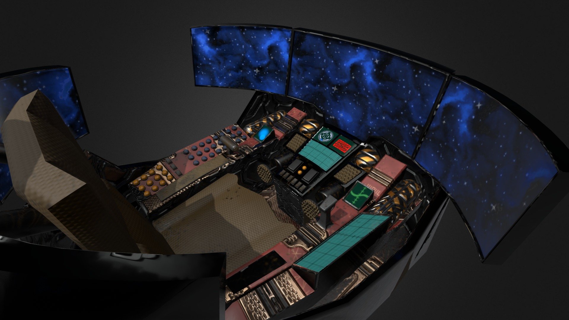 cockpit - Buy Royalty Free 3D model by Jayson Stauffer (@JaysonStauffer ...