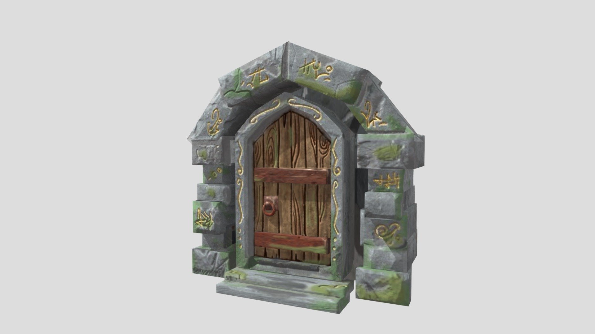 The Runic Door - 3D model by Ryû (@RyuToRan) [05eb13a] - Sketchfab