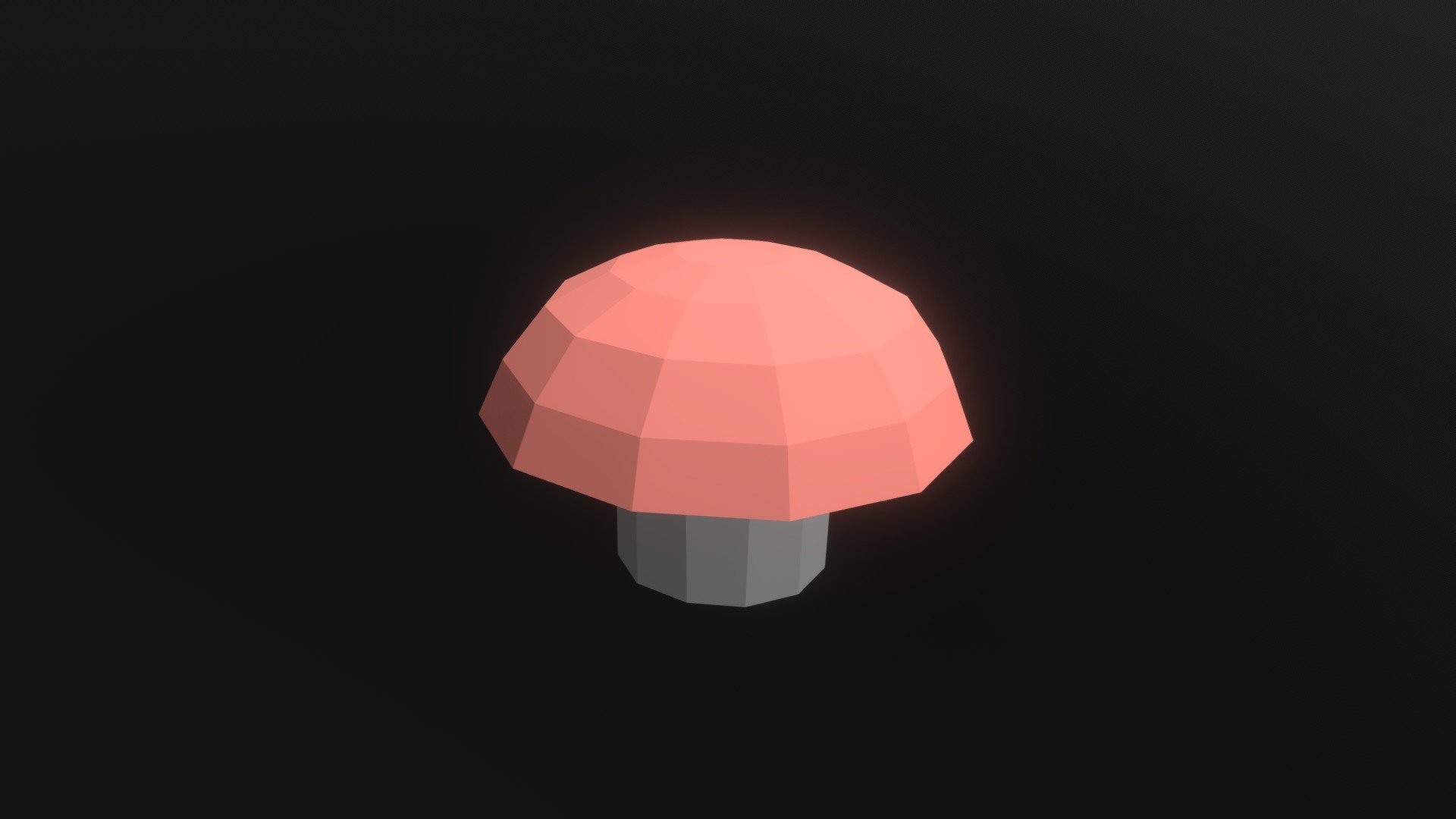 Low Poly Mushroom - Download Free 3D model by dvnc.tech [05eb41d ...