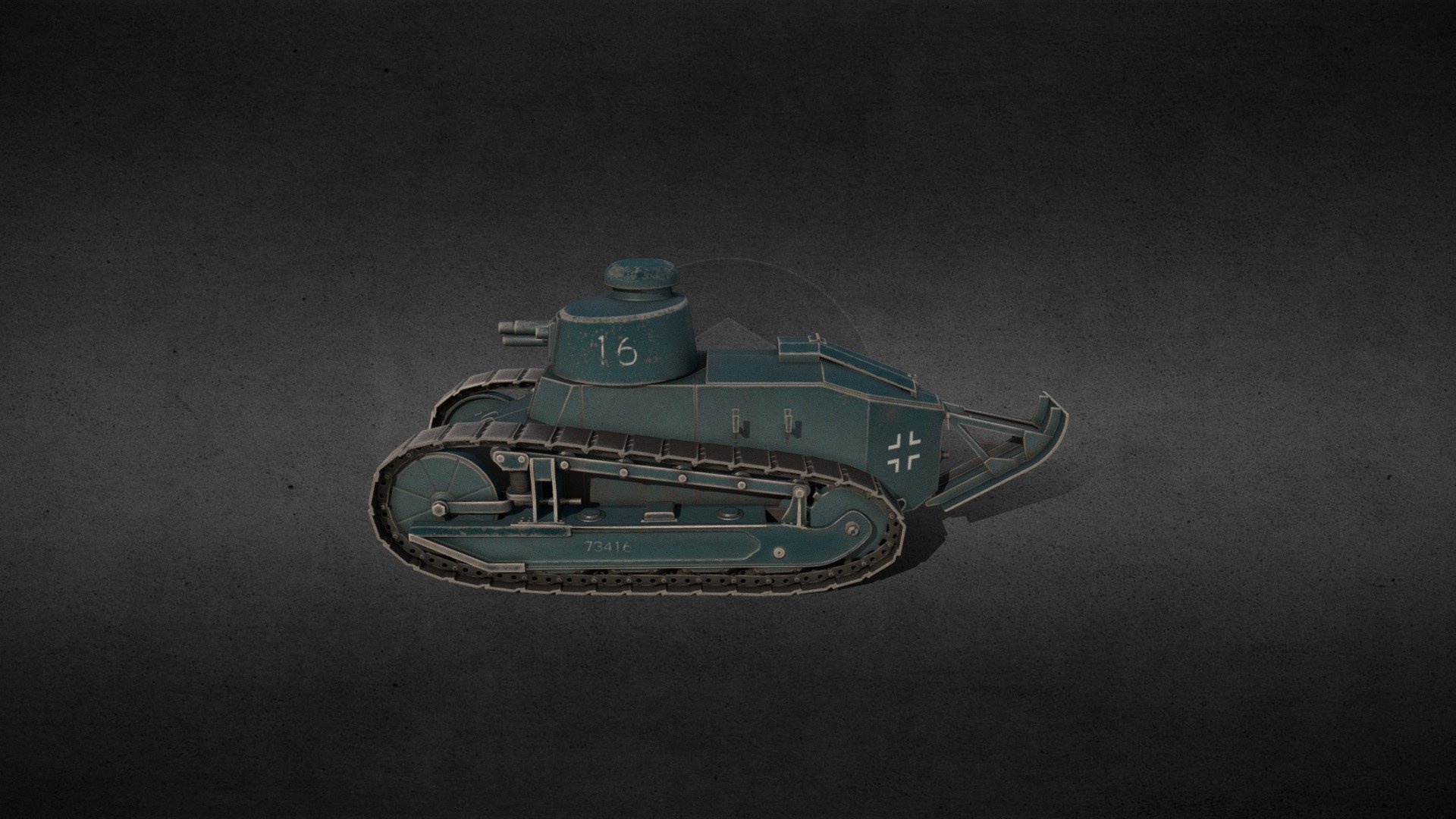 Renault FT 1917 game-ready model - Download Free 3D model by kraytay ...