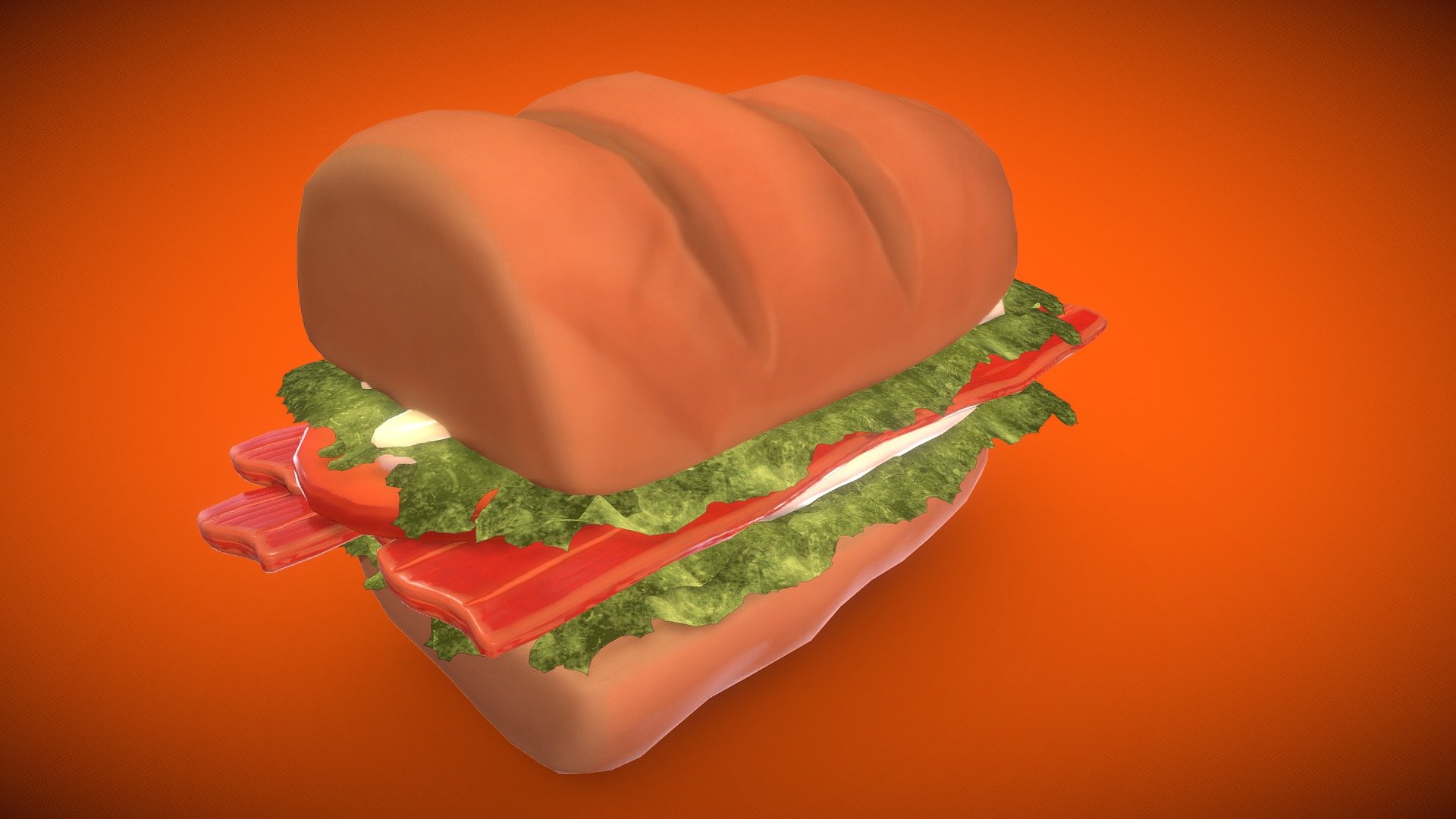 Stylized Sub Sandwich - Buy Royalty Free 3D model by Mr_Z (@hamidz90 ...