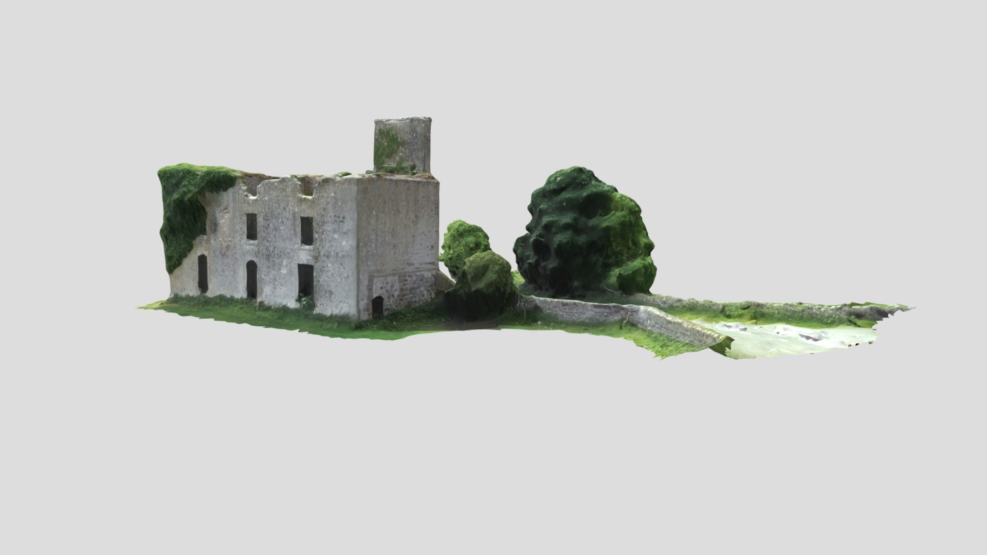 Castlemoyle House - Download Free 3D model by Hagseth [05ecd28] - Sketchfab