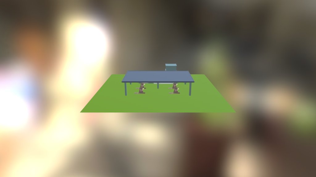 Low Poly Gasstation - 3D model by SteveBaesel [05edd67] - Sketchfab