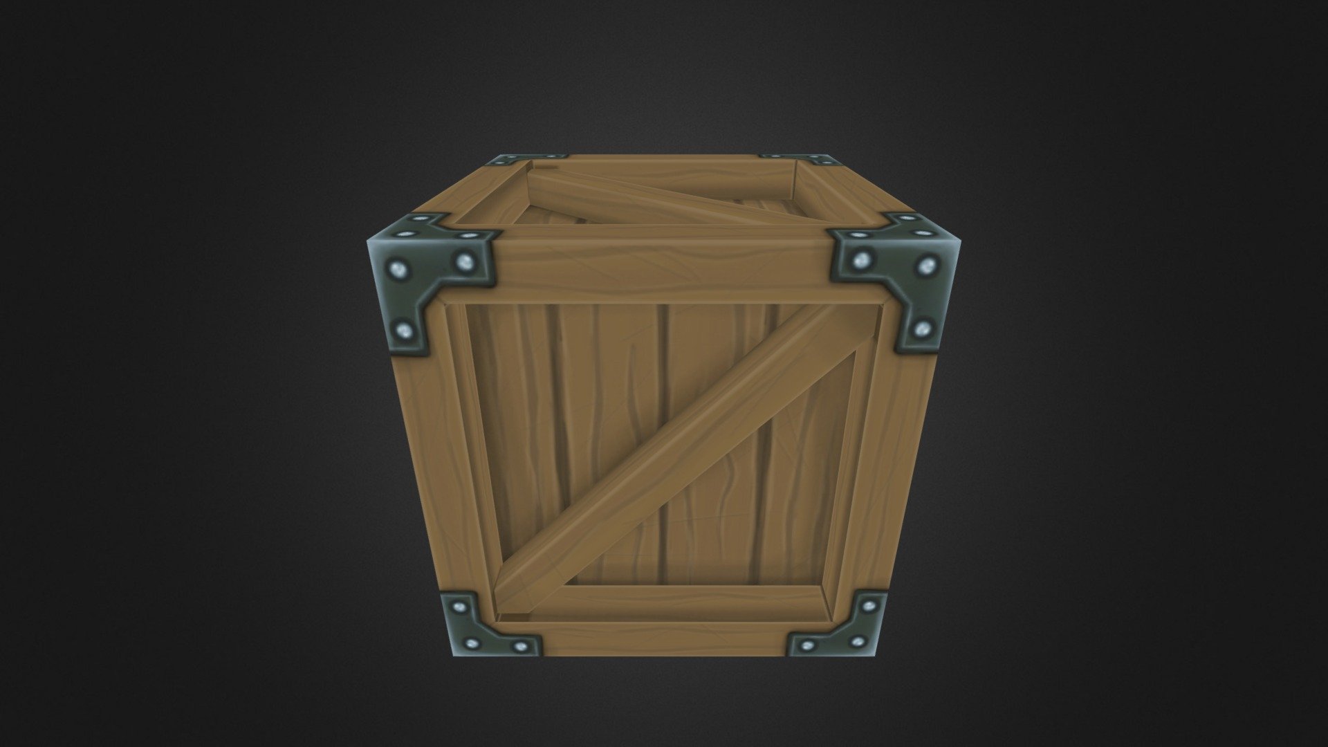 Wooden Box - 3D model by seanwarton [05ee8cf] - Sketchfab