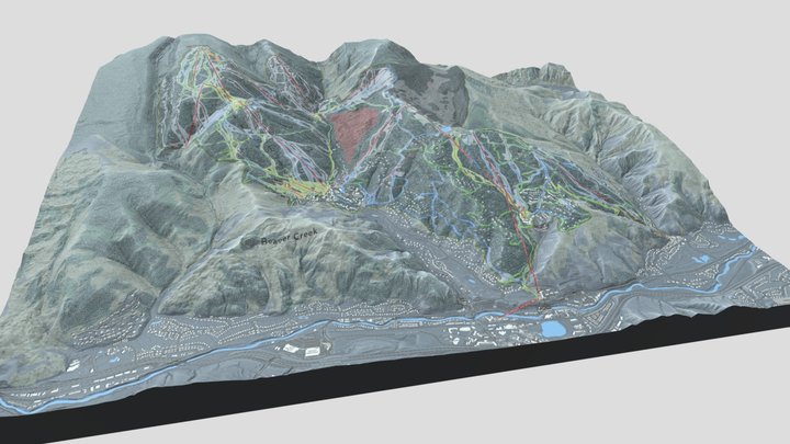 Ski-map 3D models - Sketchfab