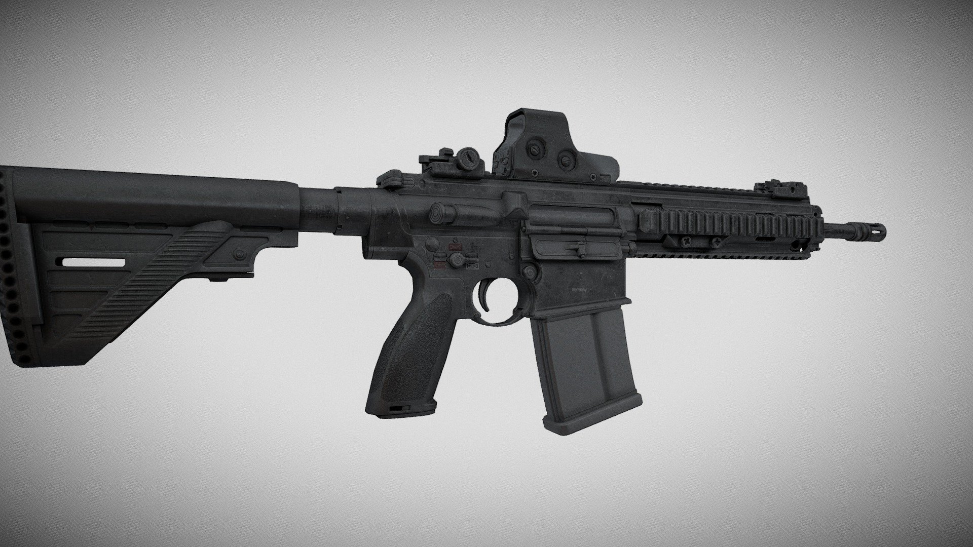 Carbine Rifle - 3D model by trolosqlfod [05f2061] - Sketchfab
