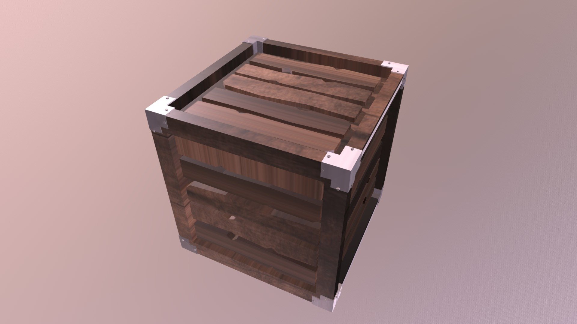 Box the Metal and Wood - 3D model by ruben31582 [05f223d] - Sketchfab