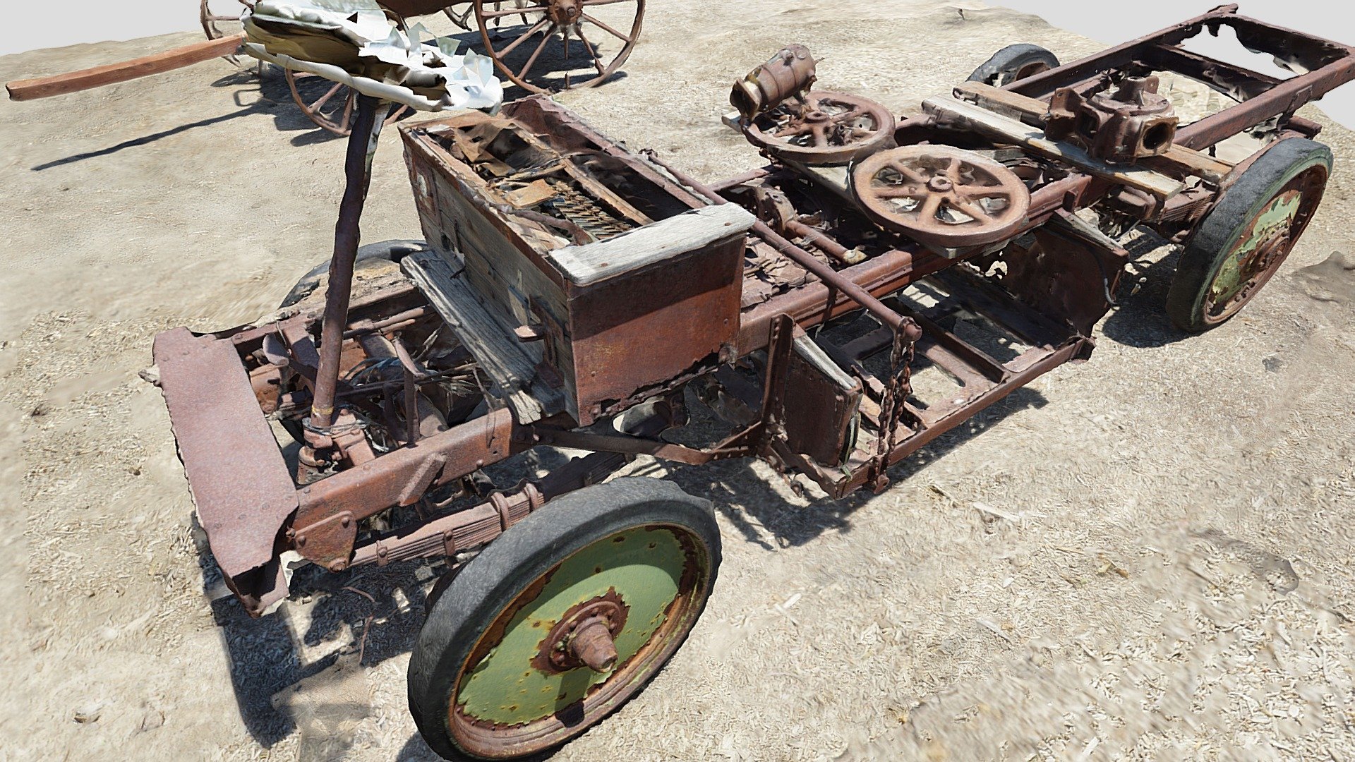 1914 Walker Electric Truck and a Steam Engine - 3D model by John ...