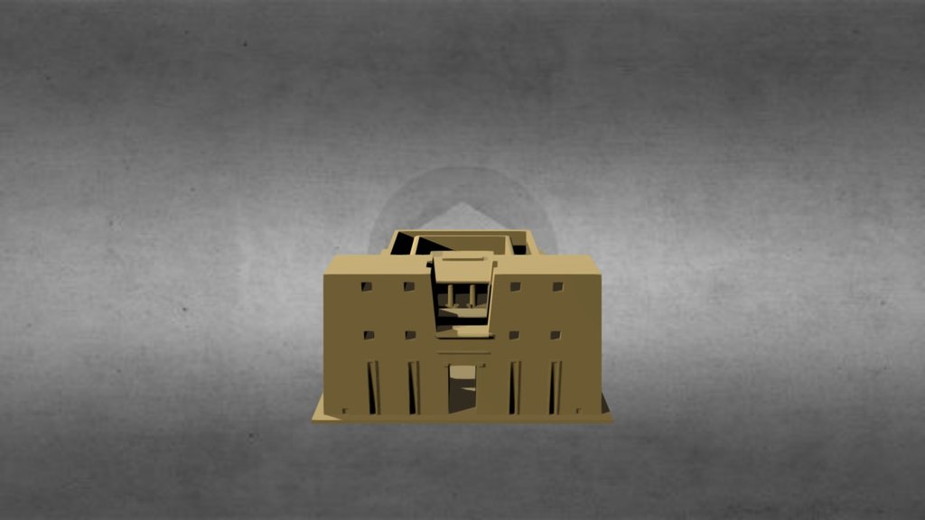 Temple Of Edfu - 3D model by Andre Lopez (@a-lopez) [05f32f1] - Sketchfab
