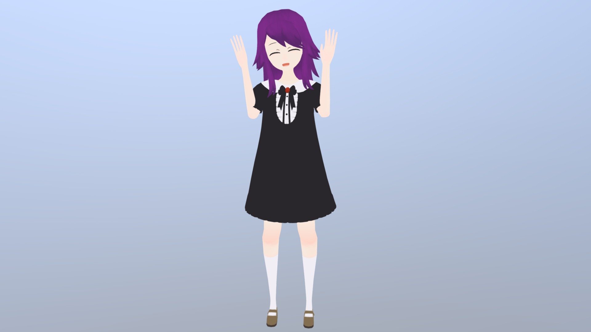 Anime_Girl - 3D model by PHONOMIA [05f3f24] - Sketchfab