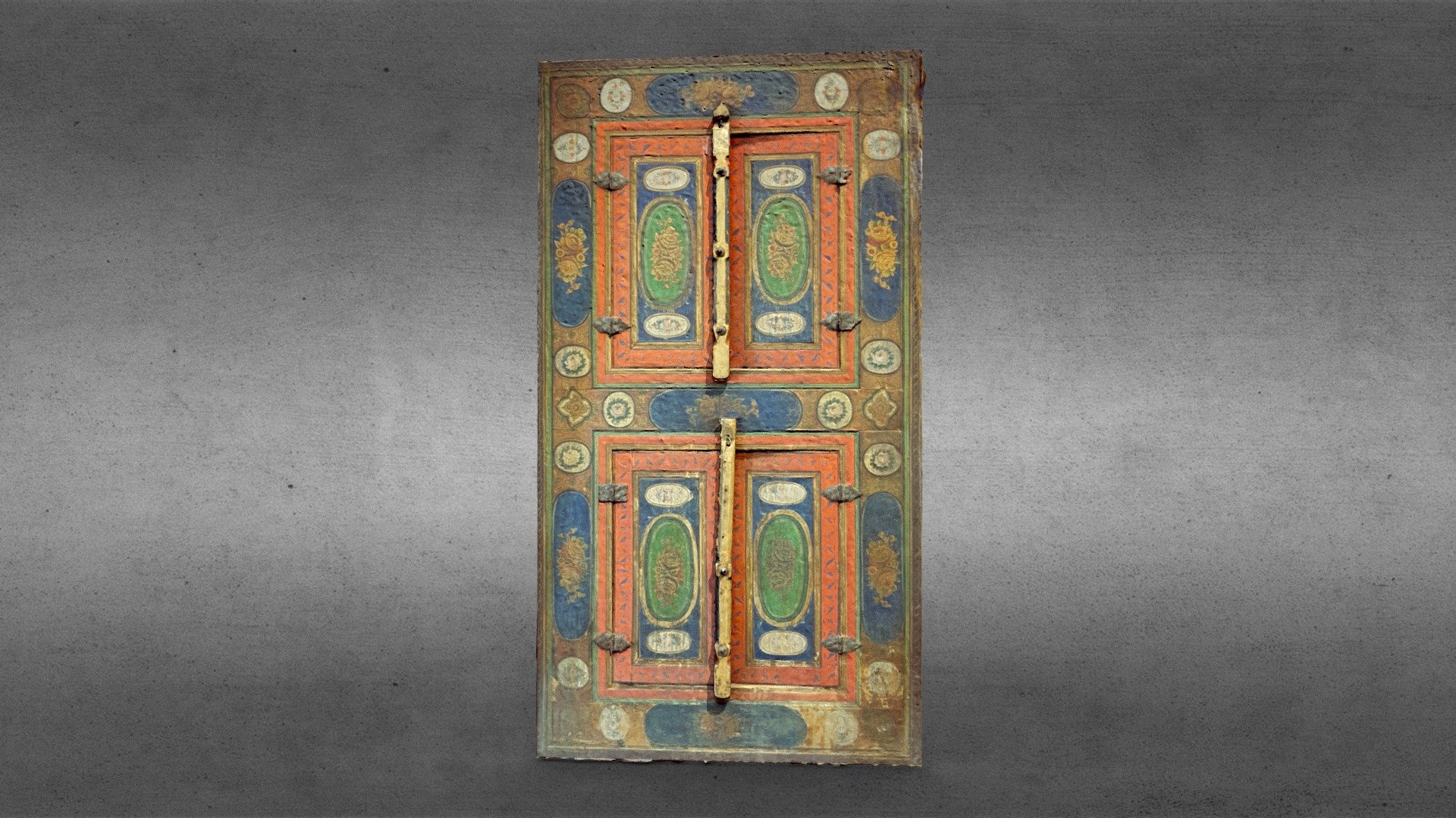 Colorful Qajar Era window (Hagmatana museum) - Download Free 3D model ...